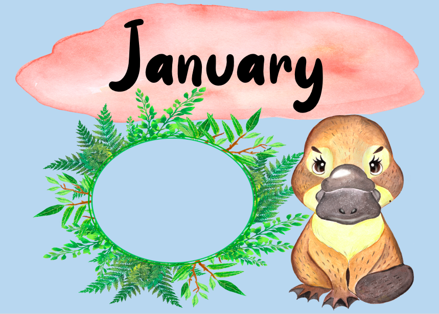 Australian Animal Theme Birthday Charts | Teach In A Box