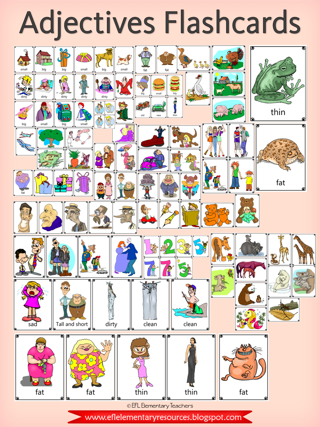 Adjectives for Elementary ELL | Teach In A Box